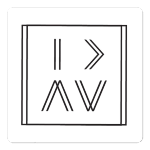 White Box Sticker – Paige and Holly